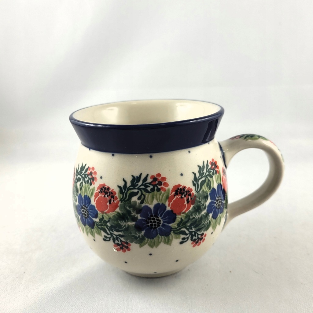 KUBEK CZESKI V:0,35L CERAMIKA BOLESŁAWIEC - 11255780284 - oficjalne archiwum Allegro