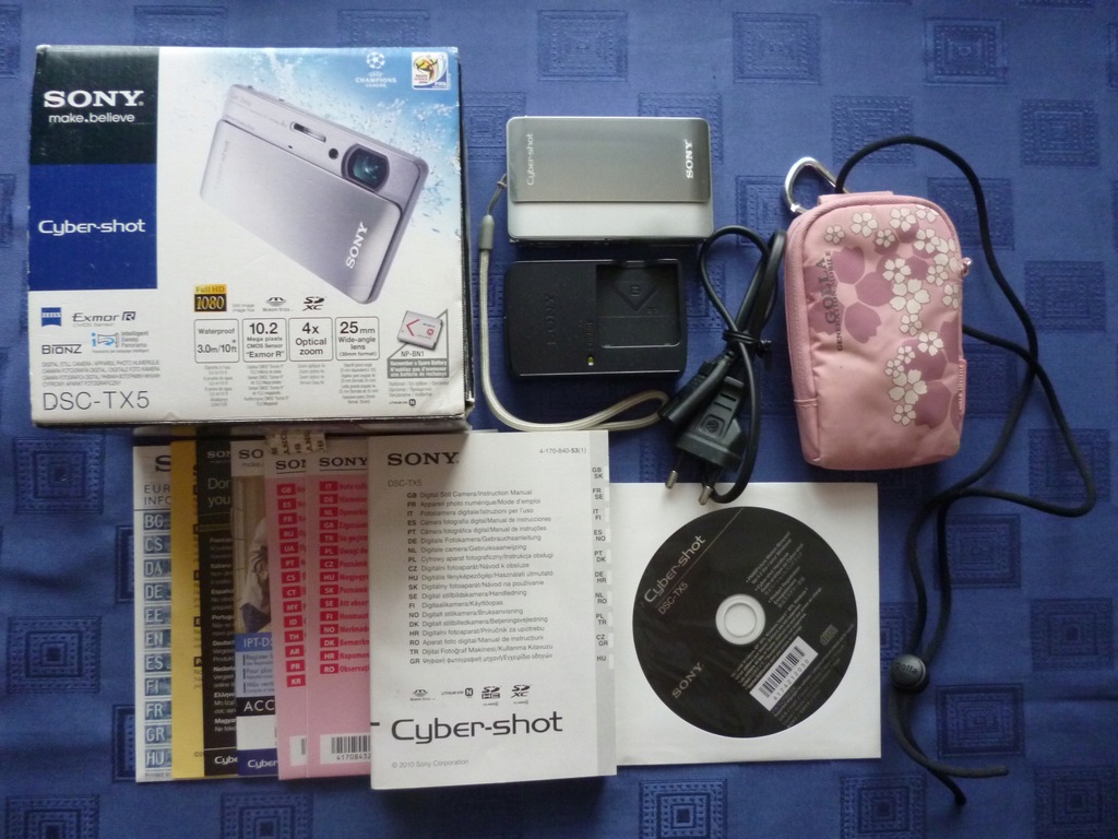 Sony Cyber-shot DSC-TX5 w bardzo dobrym stanie - 12375863333 ...