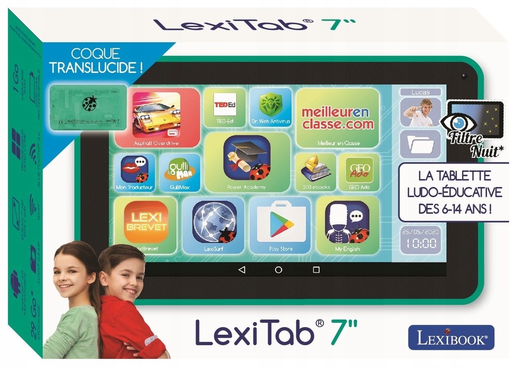 LEXIBOOK Tablet Edukacyjny WiFi Aparat 7" PL - 8885717732 - oficjalne ...