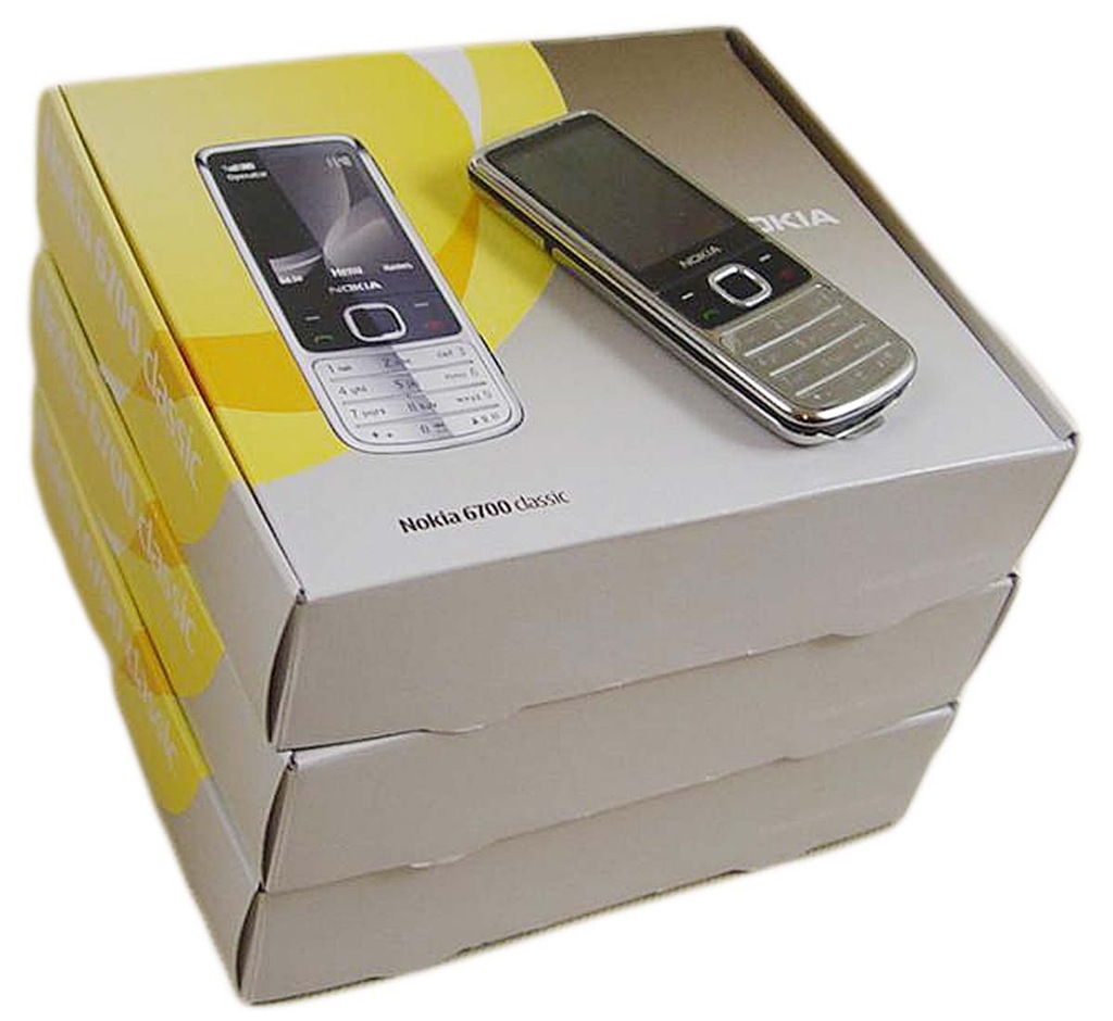 NOKIA 6700C srebrna nowy kompletny zestaw - 12452196331 - oficjalne archiwum Allegro
