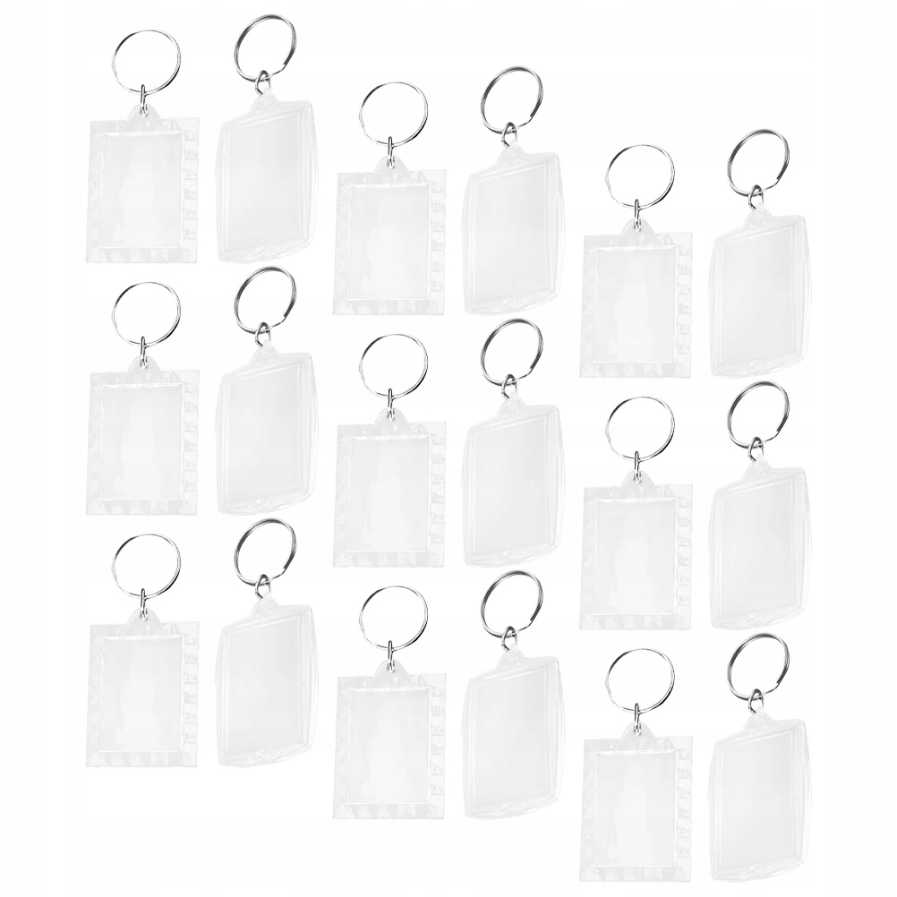 50pcs Photo Keychains Acrylic Blank Women Keyrings - 13684347320 ...