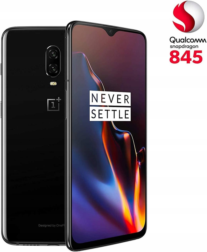 Smartfon OnePlus 6T 8 GB / 128 GB czarny - 12822316530 - oficjalne archiwum Allegro