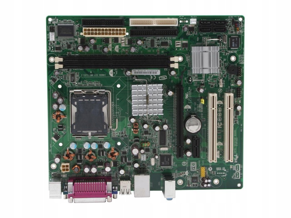 PŁYTA GŁÓWNA INTEL D101GGC VGA LPT IDE SOCKET 775 - 12076069237 ...
