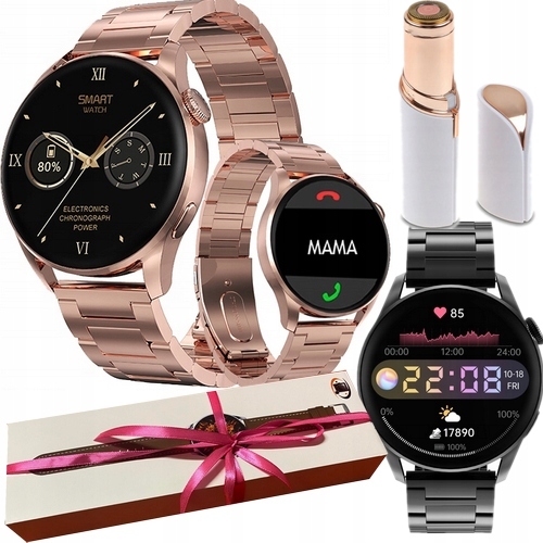 ZEGAREK SMARTWATCH 3 PRO PULSOMETR EKG ROZMOWY+DEP - 11536020098 ...