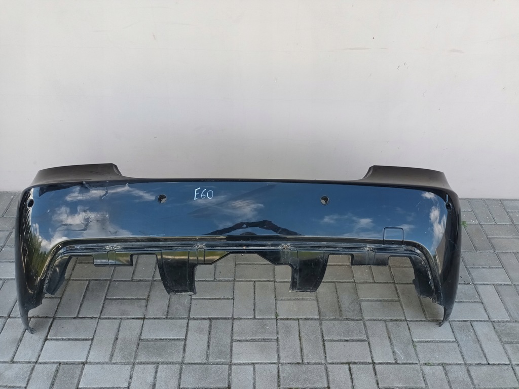 zderzak tylny BMW 5 E60 M-PAKIET sedan tył - 12641519777 - oficjalne archiwum Allegro