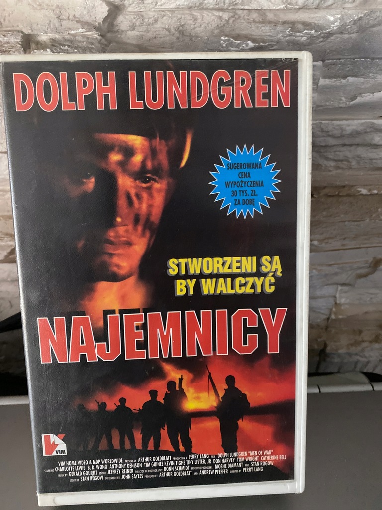Najemnicy VHS Dolph Lundgren - 12082780344 - oficjalne archiwum Allegro