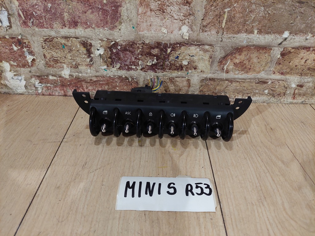 PANEL PRZEŁĄCZNIK ŚWIATEŁ 6958033 MINI COOPER R50 R53 2005 ROK ...