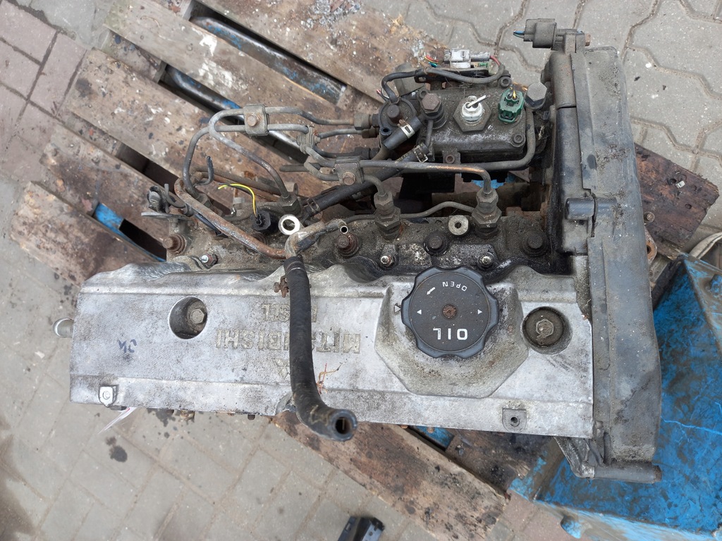 SILNIK 4D68 MITSUBISHI GALANT VIII 2.0D 00R POMIAR - 12371073304 ...