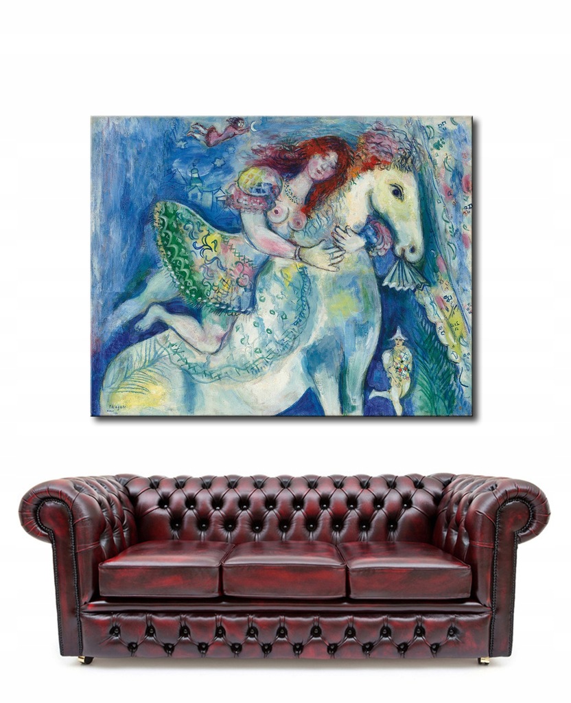 Tancerka na koniu w cyrku - Marc Chagall obraz - 7512809168 - oficjalne archiwum Allegro