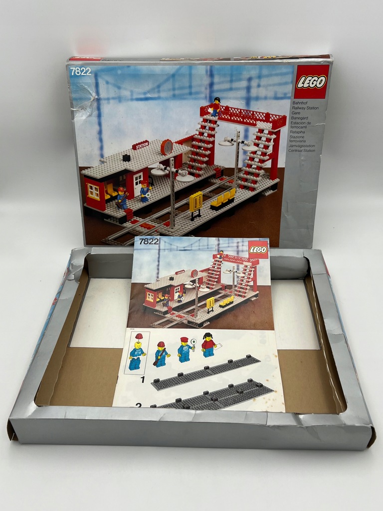 Lego Train 4.5V 7822 Railway Station - 16488065629 - oficjalne archiwum ...