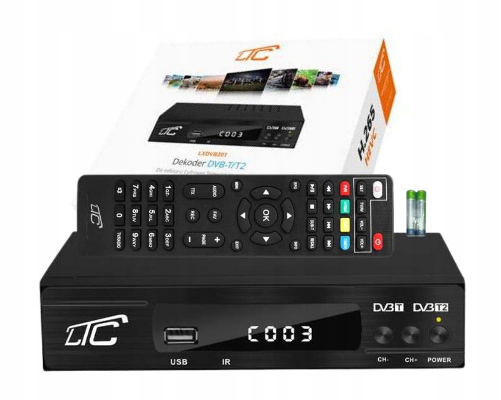 DEKODER TUNER TV NAZIEMNEJ HD DVB-T DVB-T2 / WiFi - 11945415583 ...