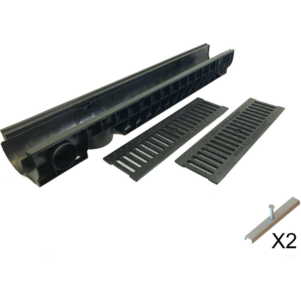 Odwodnienie liniowe PolyMax H120 ŻELIWO C250 25t! - 11972029114 - oficjalne archiwum Allegro