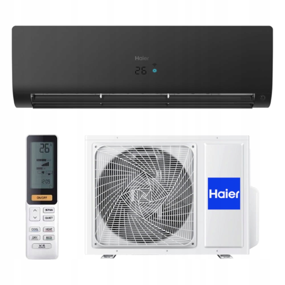 Klimatyzator ścienny HAIER FLEXIS Plus Black 7kW - 12255902392 - oficjalne archiwum Allegro