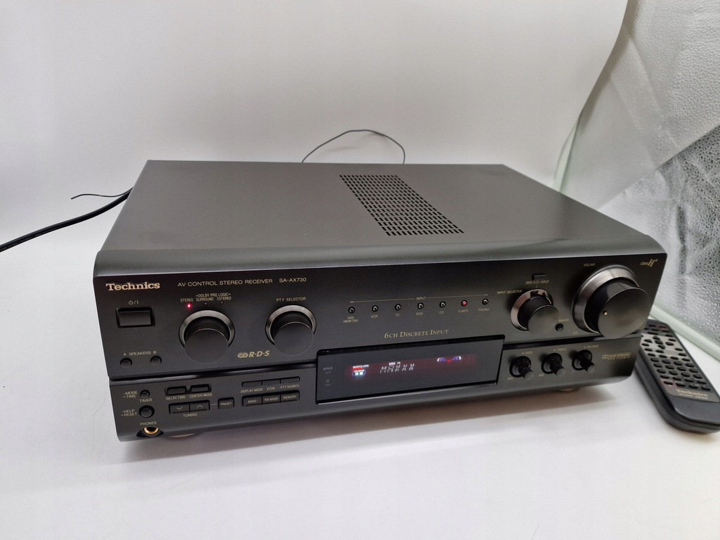 Technics SA-AX730 Amplituner Piękny stan + Pilot ! - 12653873522 - oficjalne archiwum Allegro