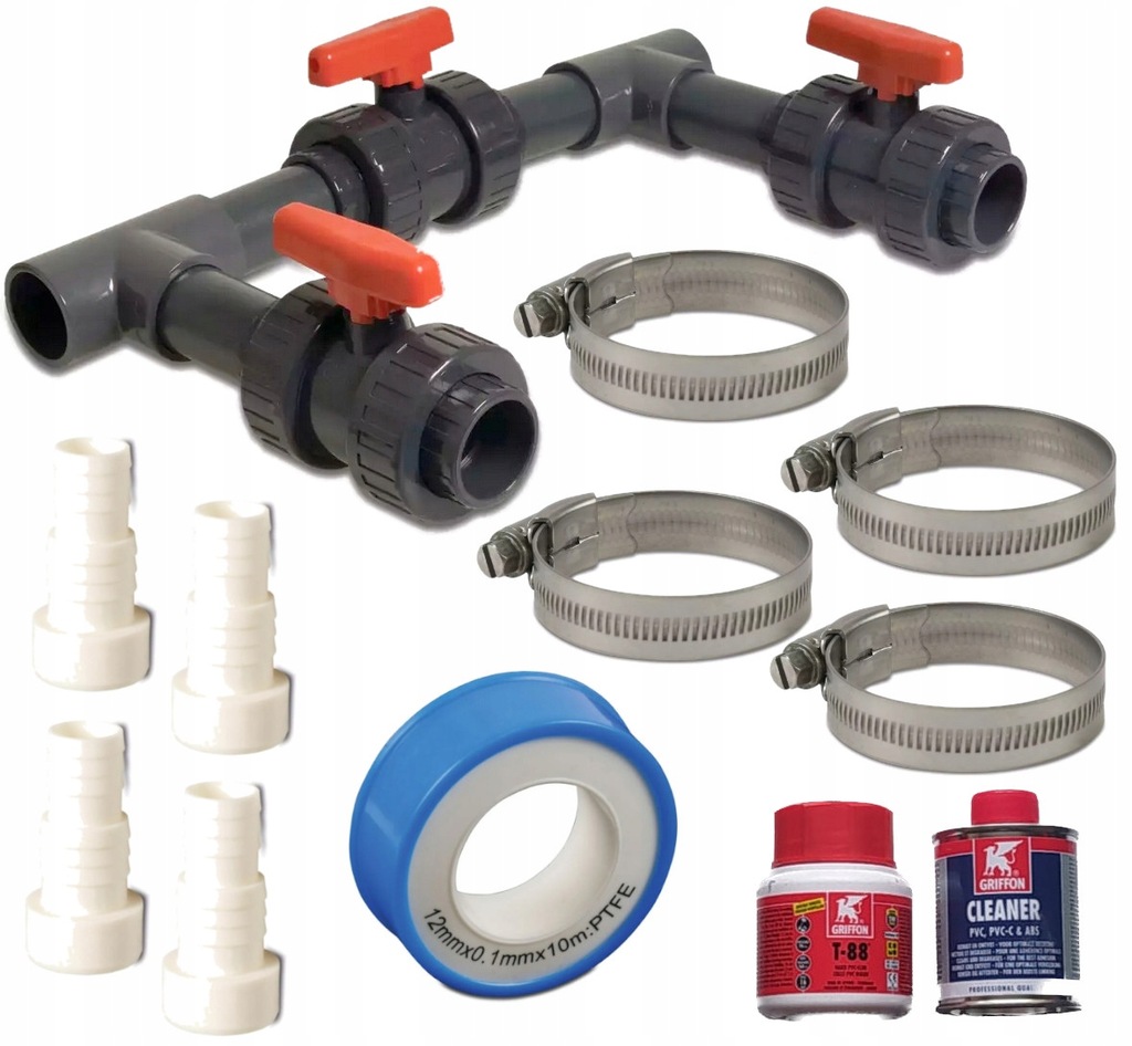 Bajpas Bypas uniwersalny do pompy ciepła 50 mm - 12476120844 ...