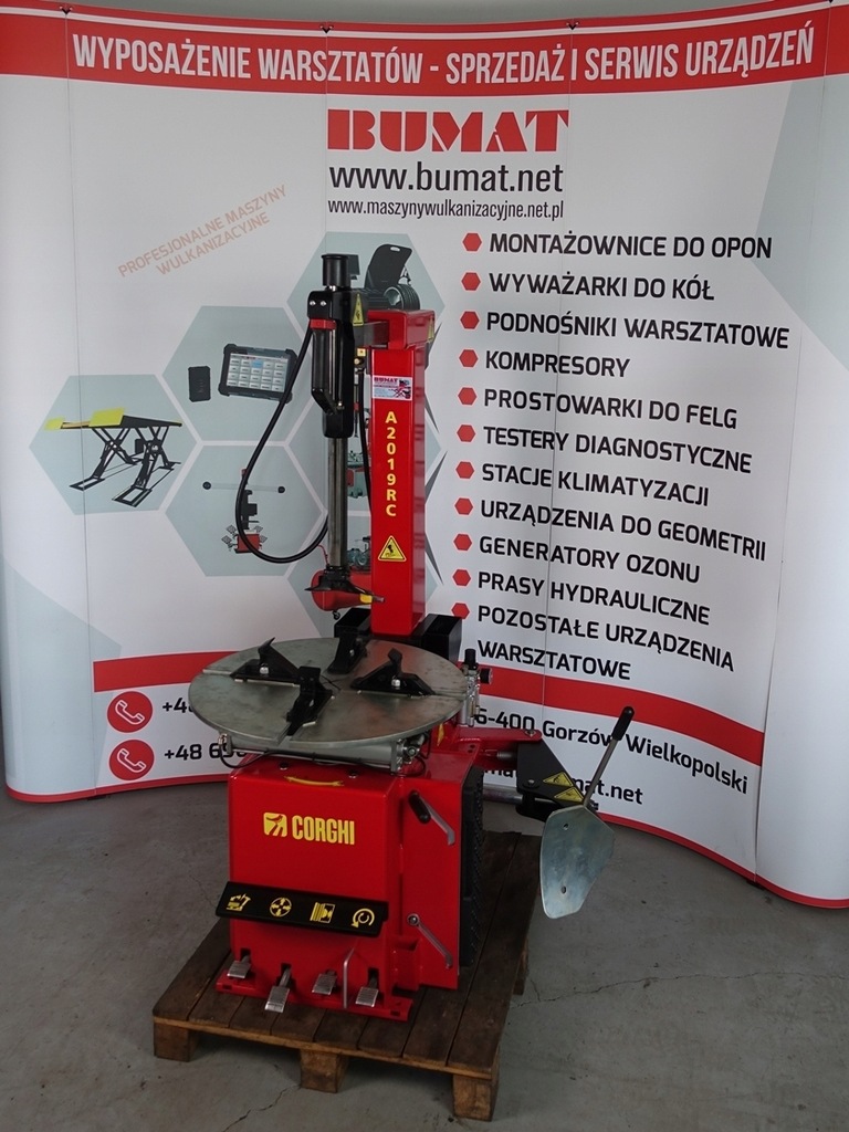 Montażownica Corghi A 2019 RC, automat, pompowanie - 13684788446 ...