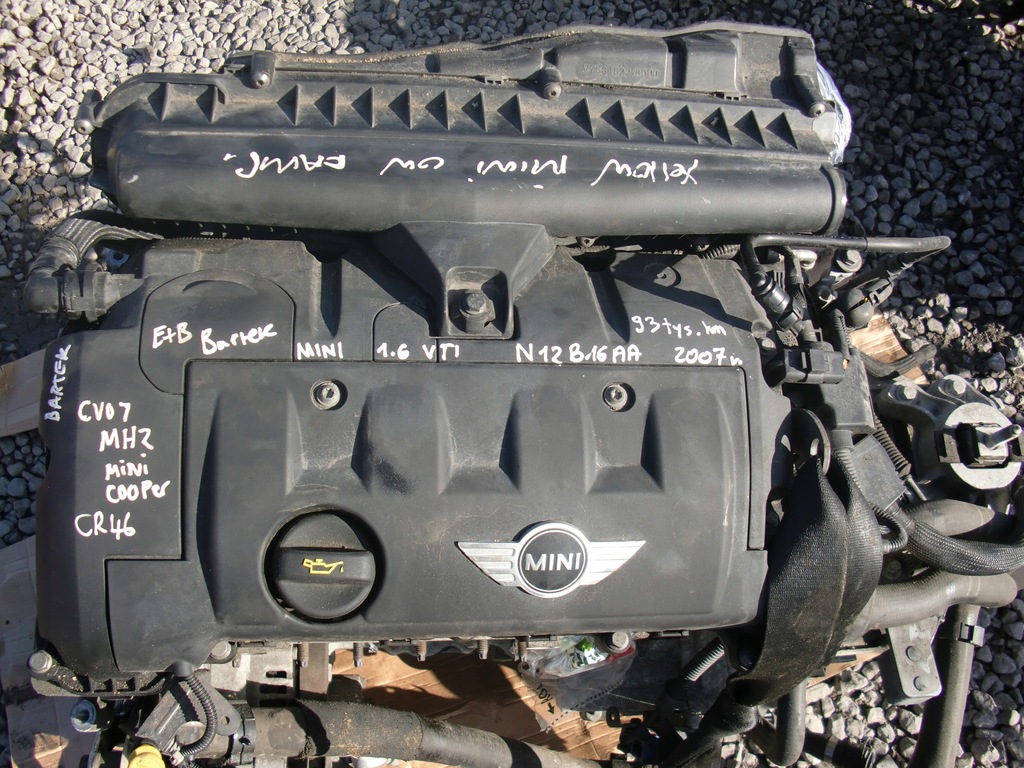 Silnik kompletny Mini Cooper One 1.6 VTI N12B16AA - 12693598698 ...
