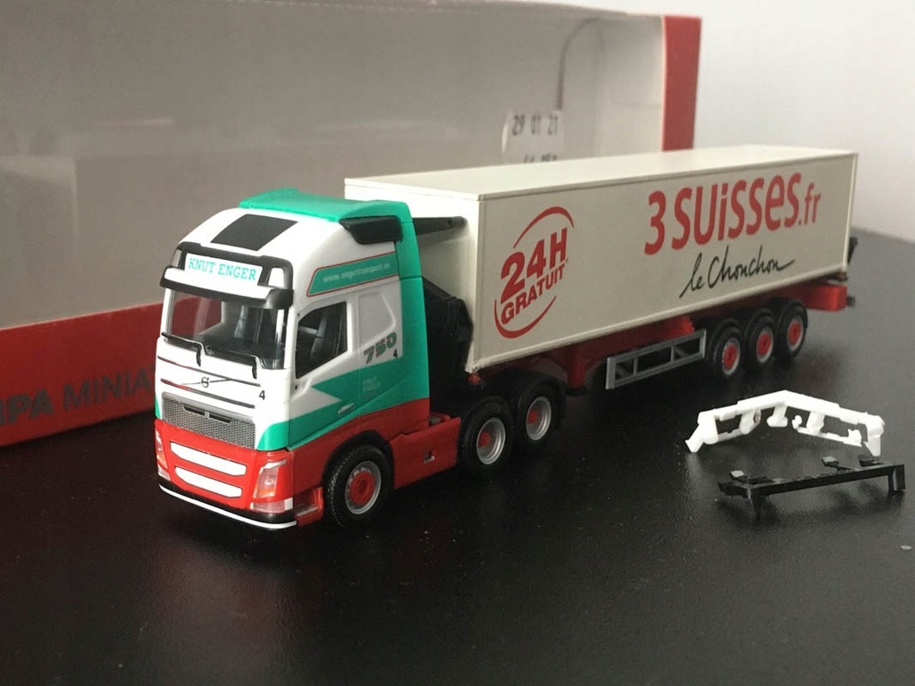 Herpa 312615 Volvo FH 6x2 Knut Enger konenerowy - 13938726858 ...