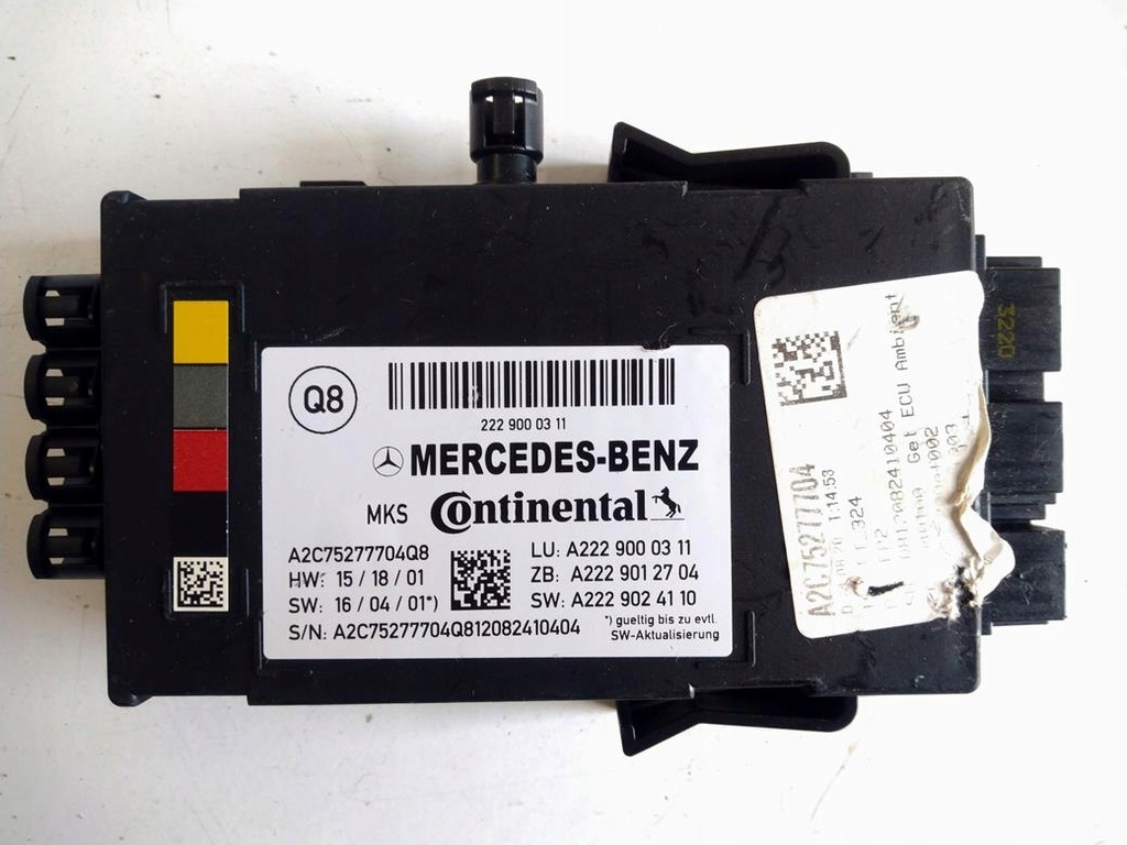 STEROWNIK MODUŁ JEDNOSTKA STERUJĄCA W222 A222 - 11705464533 - oficjalne ...