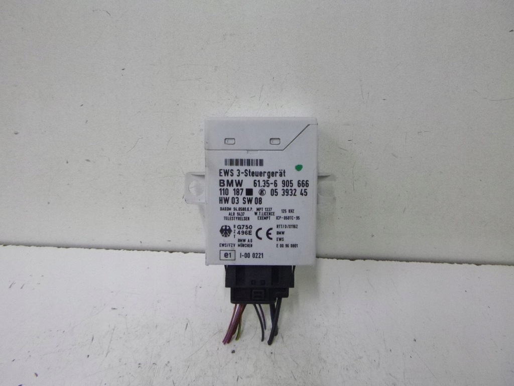 Sterownik Moduł EWS 3 BMW E46 2002r. - 12664234751 - oficjalne archiwum ...