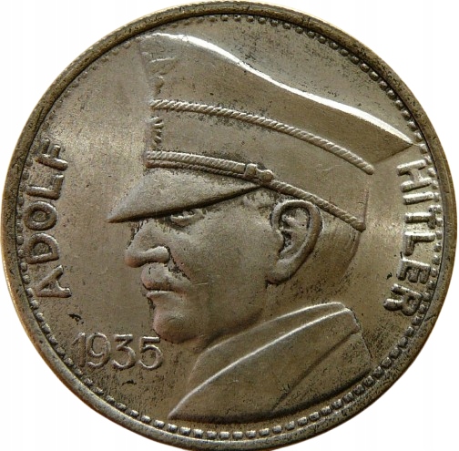 5 REICHSMARK III RZESZA 1935 ADOLF HITLER PRÓBA - 16976725541 ...