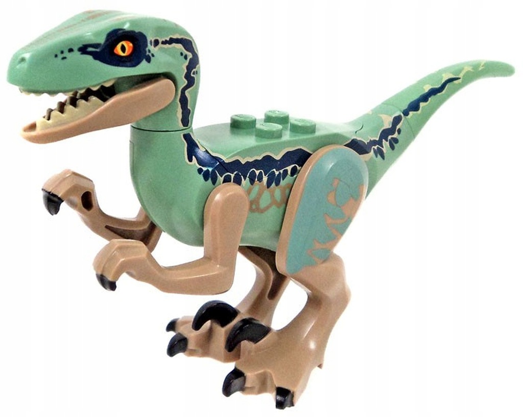 LEGO Dinozaur Jurassic World Raptor Oryginał BLUE - 8436422329 ...