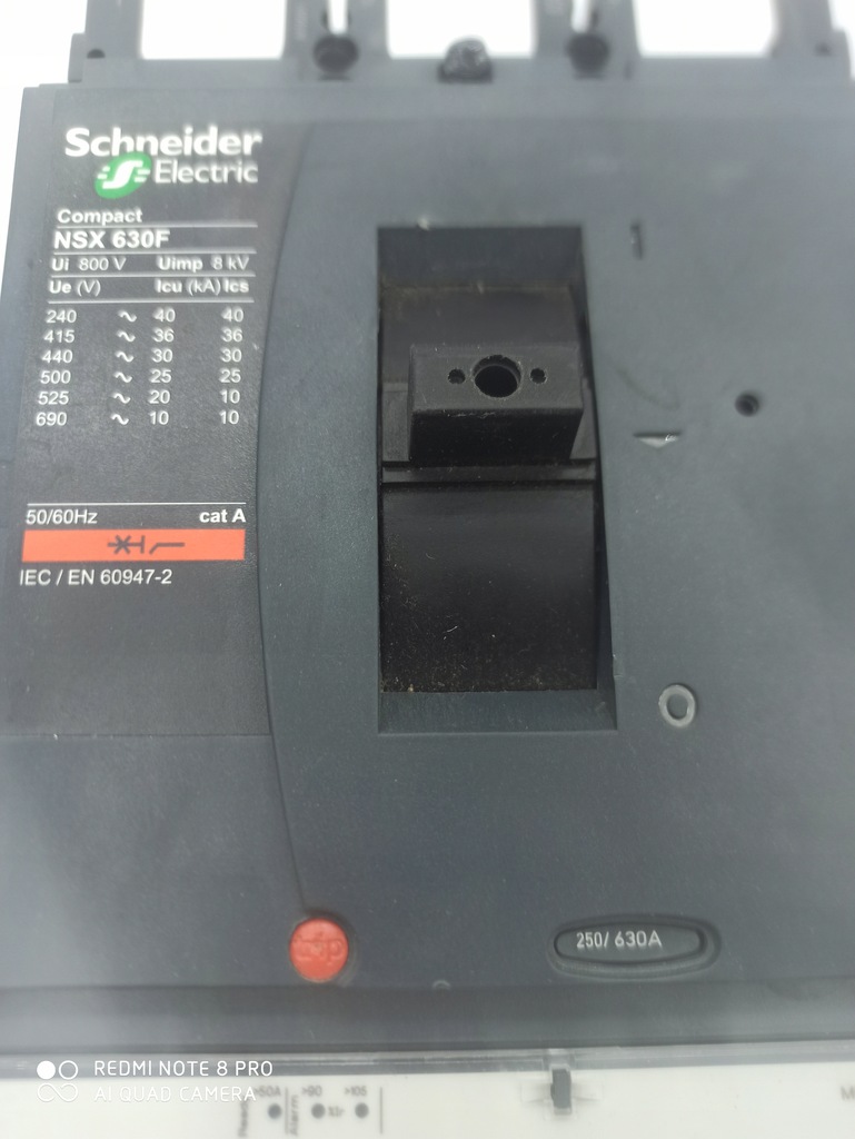 SCHNEIDER Wyłącznik 630A 3P 36kA NSX630F LV432876 - 12467619887 ...