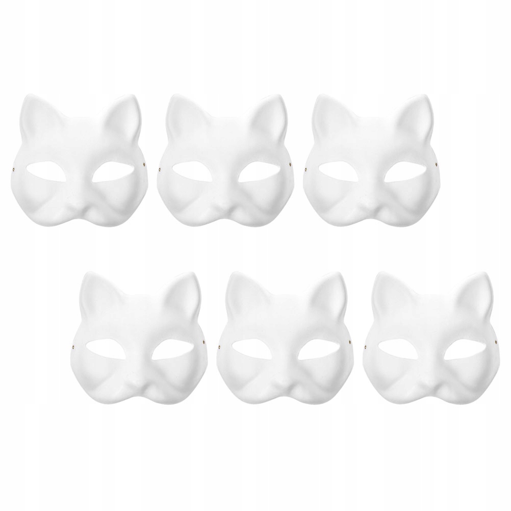Halloween Outfit Cat Halloween Mask DIY Paintable - 14787053417 ...