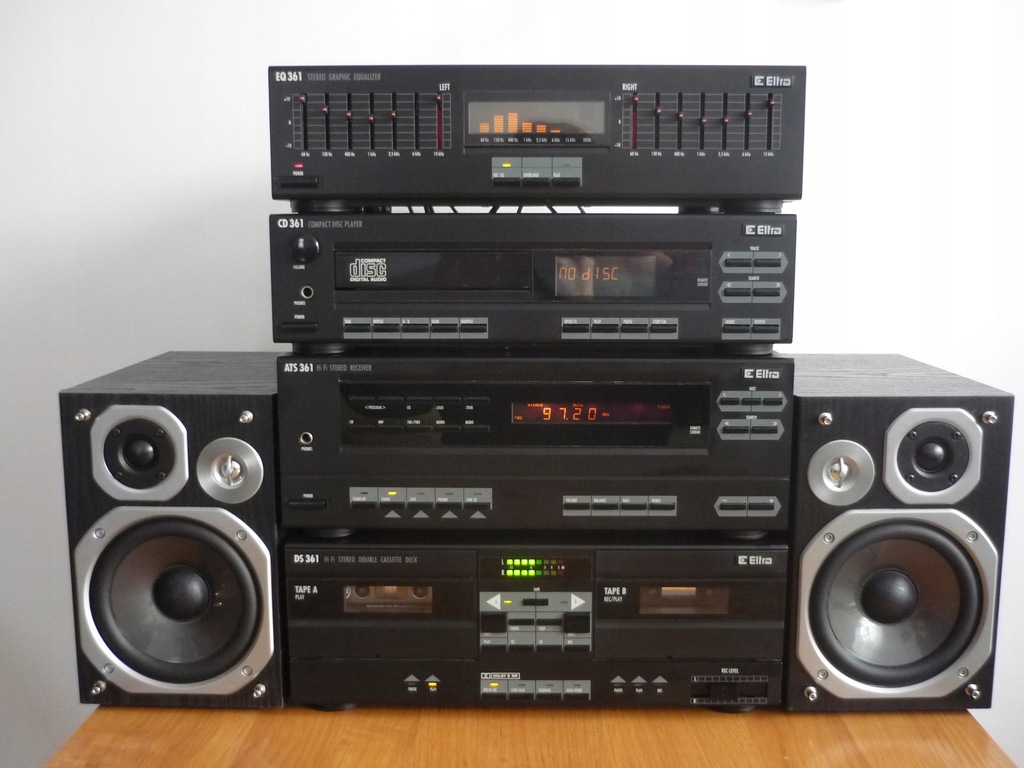 Wieża stereo Unitra Eltra 361 z PRL-u - 8876701554 - oficjalne archiwum ...