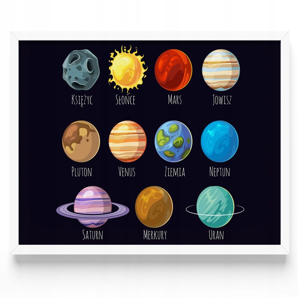 PLAKAT EDUKACYJNY kosmos PLANETY UKŁAD RAMKA A3 - 13080325845 ... PLAKAT EDUKACYJNY kosmos PLANETY UKŁAD RAMKA A3 - 13080325845 ...