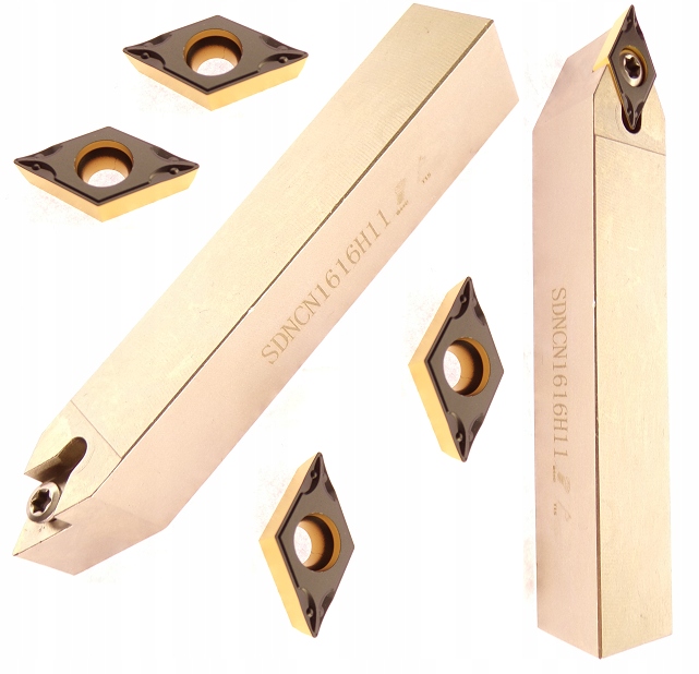 NÓŻ TOKARSKI SDNCN 1616 H11 + 4 PŁYTKI DCMT 11T304 - 12460618644 ...