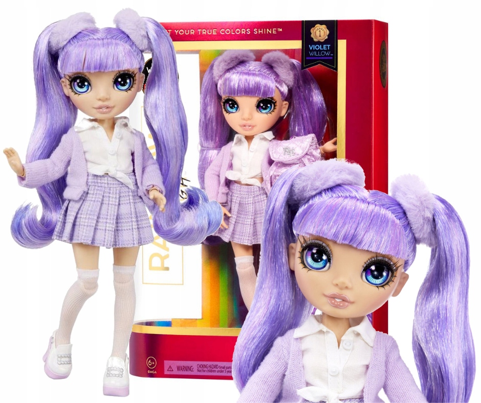 Rainbow High Lalka VIOLET WILLOW Junior MGA - 12542685418 - oficjalne ...