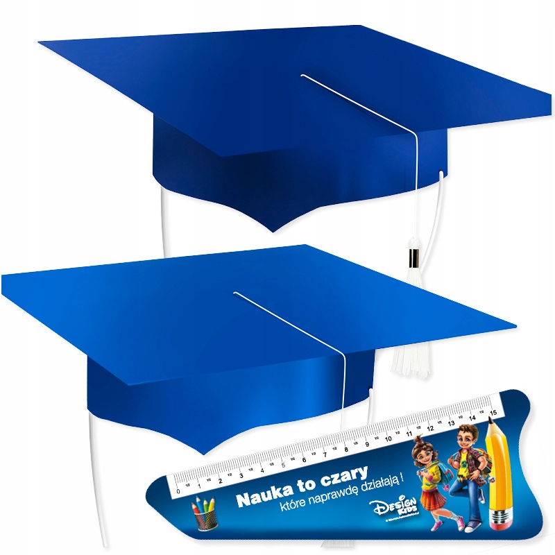 BIRETY DLA DZIECI, BIRET GRANATOWY NIEBIESKI -2szt - 14296770723 ...