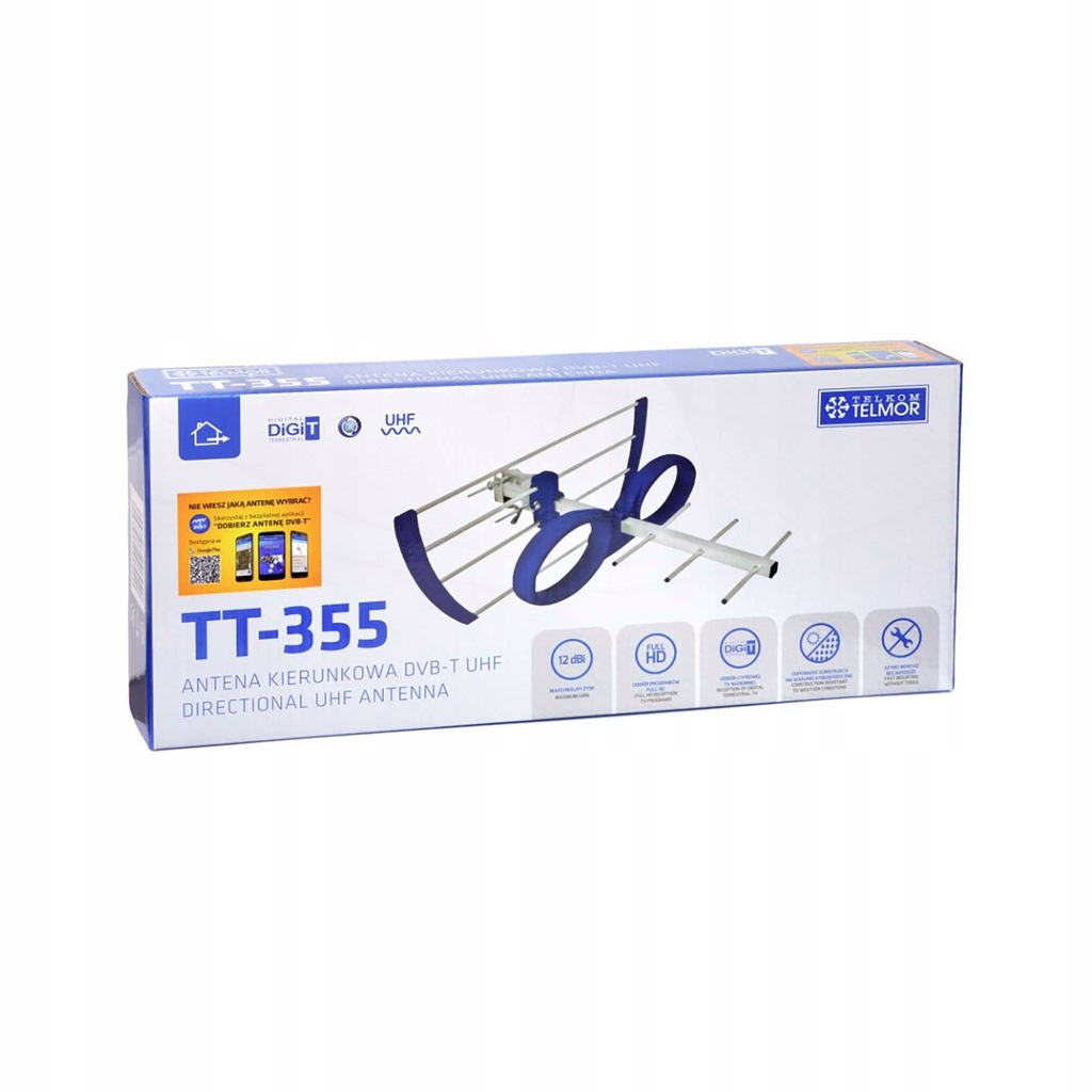 Antena zewnętrzna Telmor TT-355 - 13442312434 - oficjalne archiwum Allegro