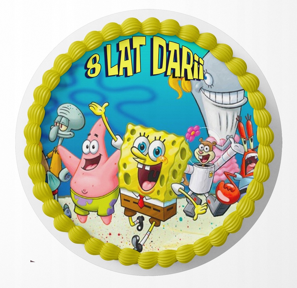 OPŁATEK NA TORT 15CM - SPONGEBOB WYBÓR + GRATIS - 13334206431 ...