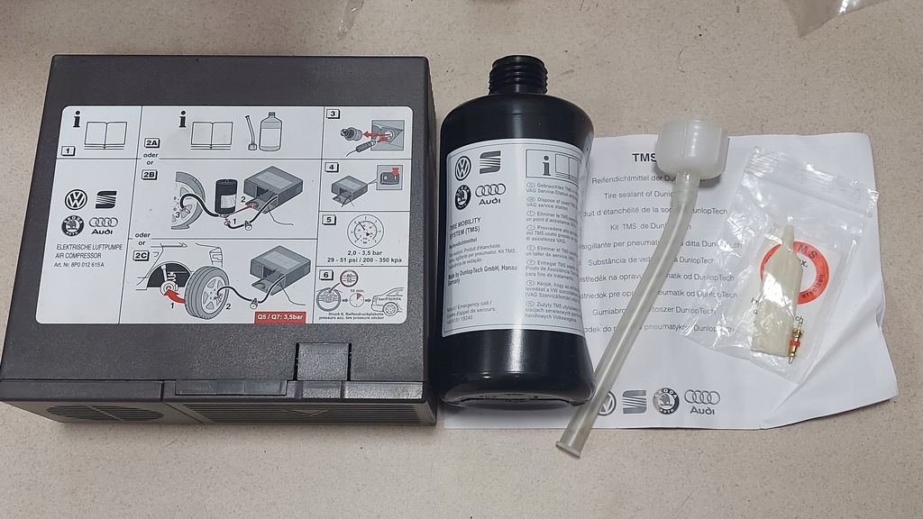 Zestaw naprawczy koła Kompresor AUDI Q5 Q7 VW SEAT - 14035244576 - oficjalne archiwum Allegro