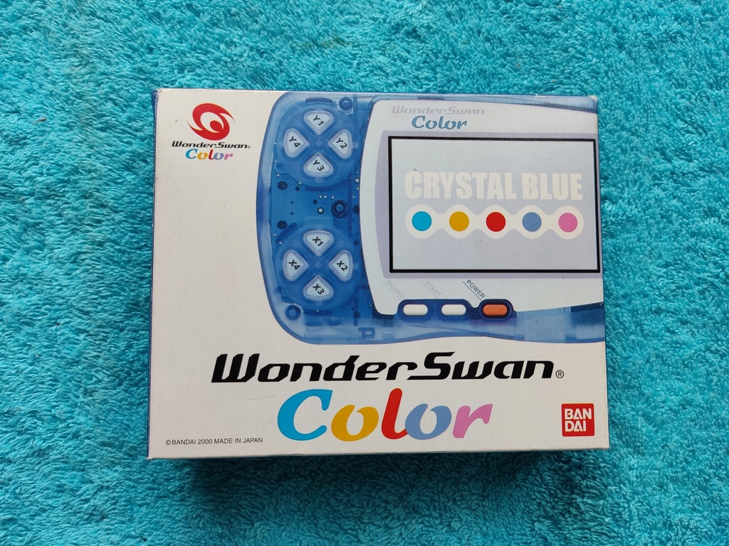 Konsola WonderSwan Color Crystal+box+instrukcja - 11868337924 ...