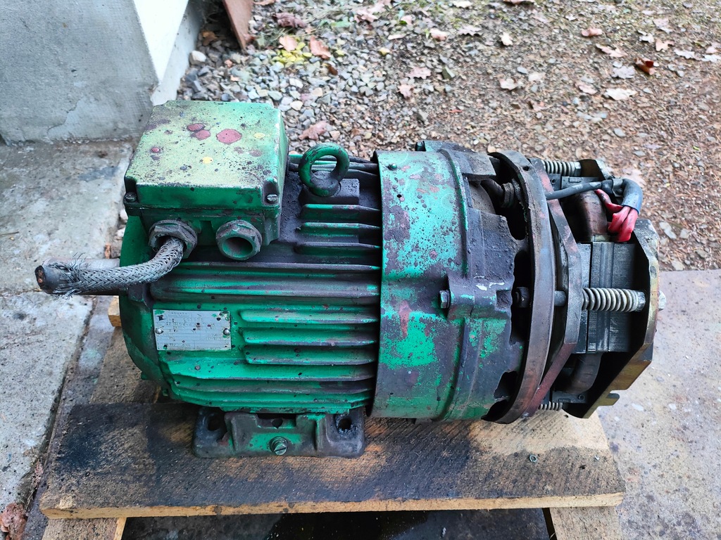 Silnik elektryczny 3kW z hamulcem - 13096144203 - oficjalne archiwum Allegro