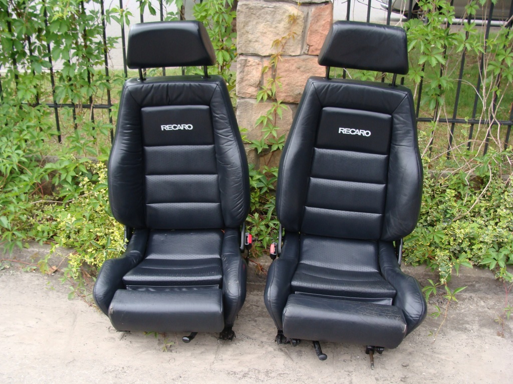 FOTELE PRZEDNIE RECARO FORD SIERRA COSWORTH SKÓRA - 15848641674 ...
