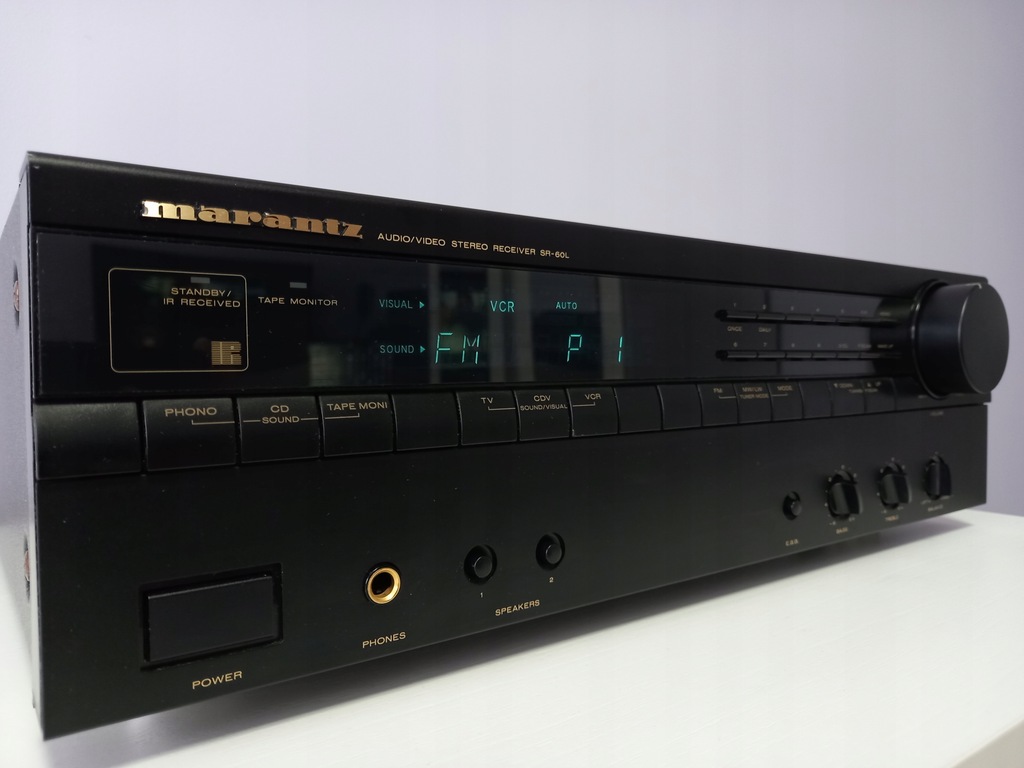 Amplituner Marantz SR-60L 2.0 czarny - 13707006888 - oficjalne archiwum Allegro