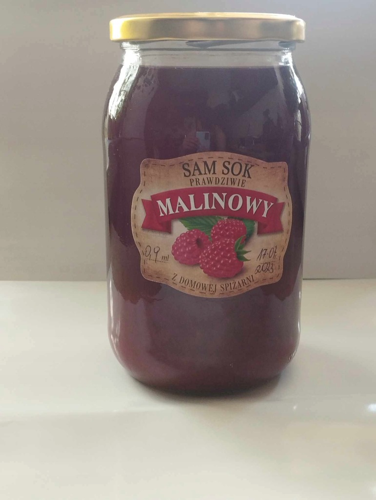 Sok z Malin Tłoczony Sam owoc bez Cukru z Południa - 14190683739 ...