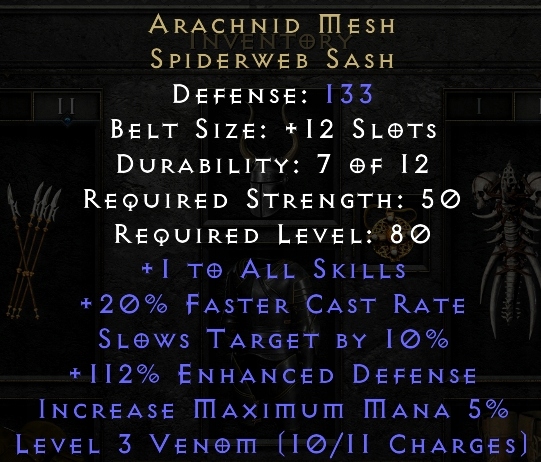 Diablo 2 RESURRECTED - Siatka Arachnidów Arach - 11273933650 ...