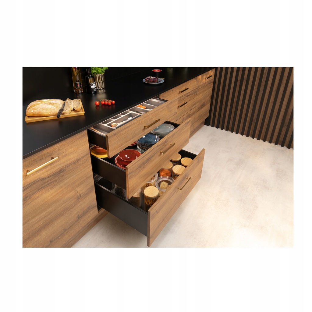 SZUFLAD SLIM MATRIX HAFELE 500 NISKA 84 CZARNA - 12013892164 ...