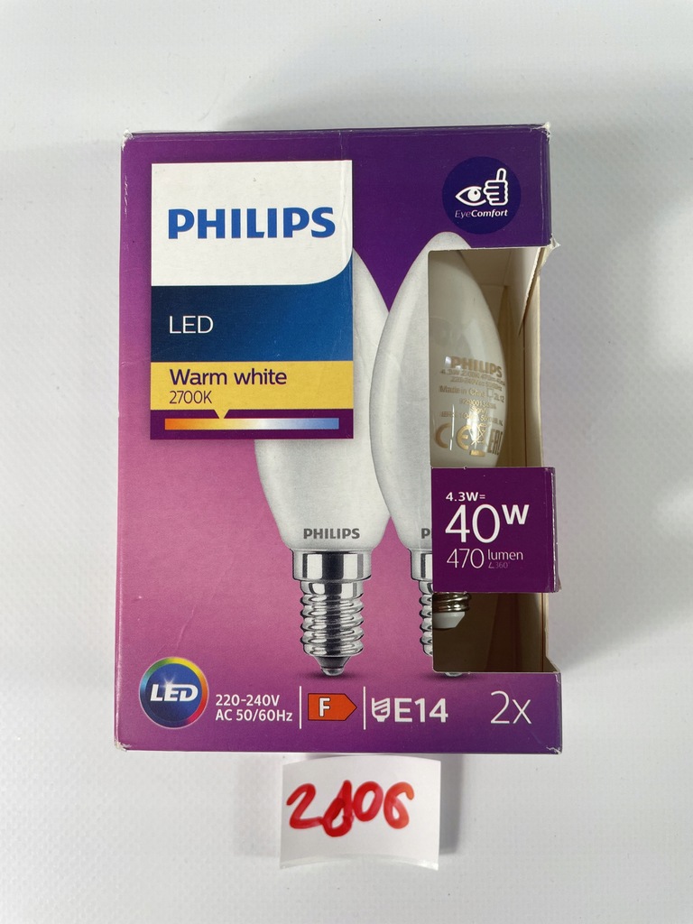 Żarówka LED philips warm white 2700K - 13340762873 - oficjalne archiwum ...