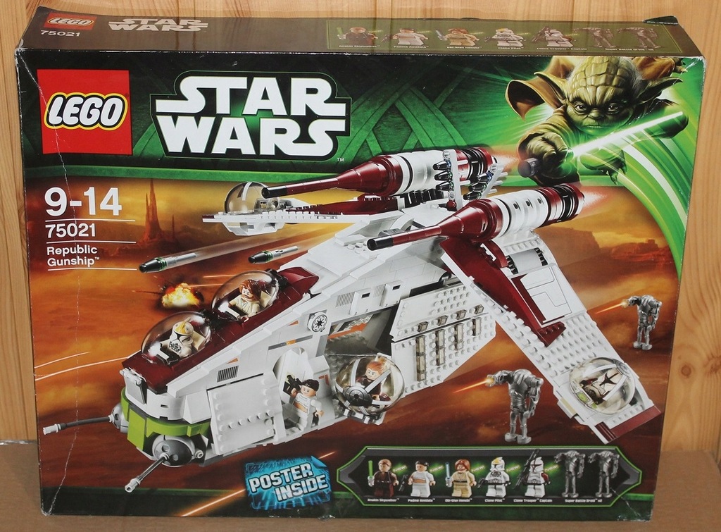 LEGO STAR WARS 75021 Republik Gunship Kanonierka - 7894133918 ...