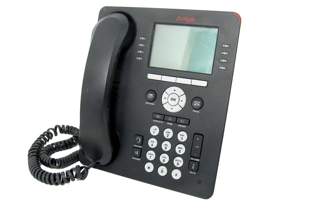 Biurowy telefon AVAYA 9608 LCD 8x32 PoE Lan W-wa - 6903728167 ...
