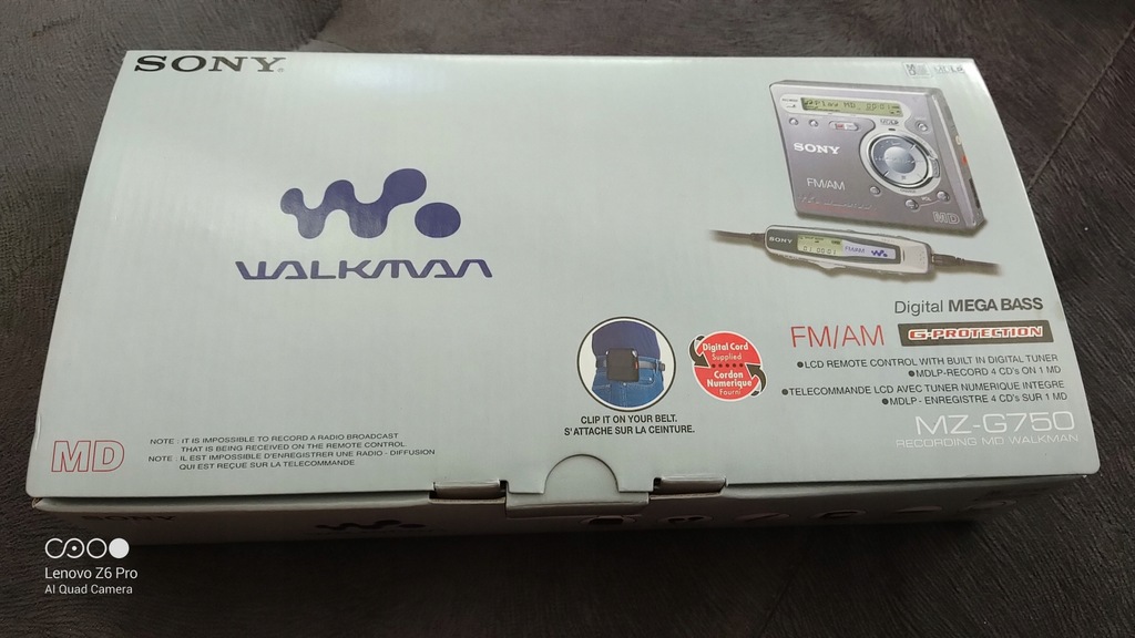 SONY MZ-G750 MDLP Z RADIEM AM/FM!! NOWY!!! UNIKAT! - 11102766531 ...
