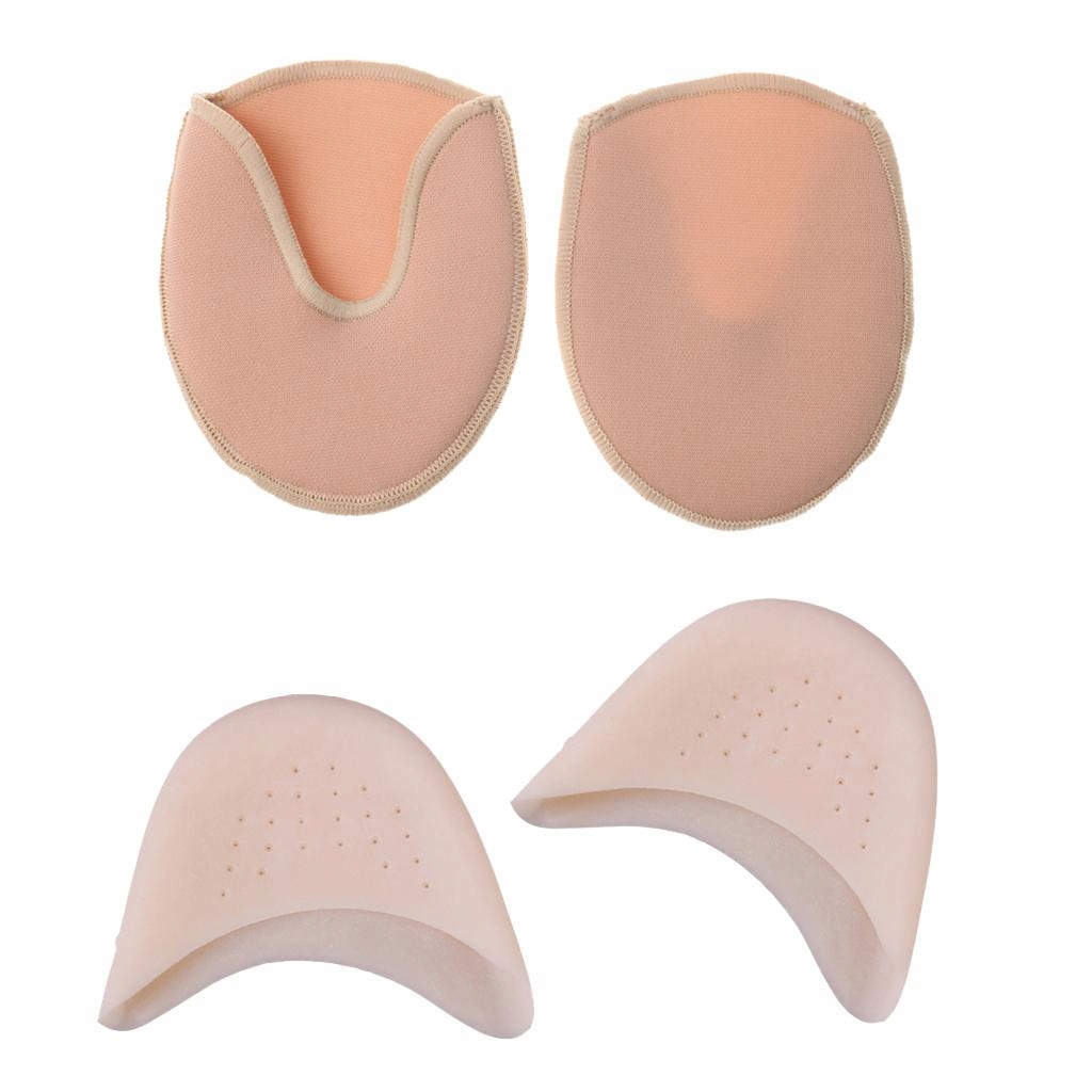 2 Pairs Toe Pads Silicon Gel Ballet Shoes Toe Caps Pink - 14632024434 ...