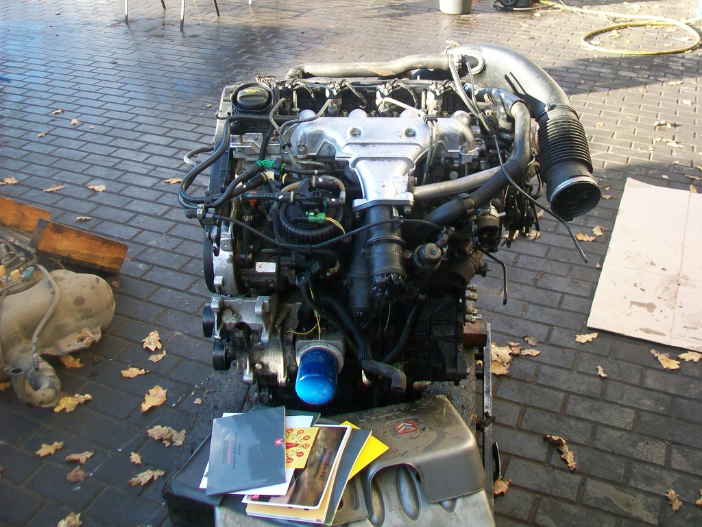 SILNIK CITROEN C5 C8 2.2 HDI 4HX MAŁY PRZEBIEG ! - 12888986776 ...