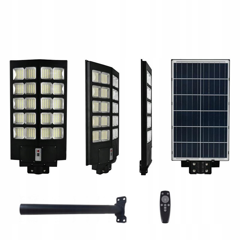 LAMPA LATARNIA ULICZNA SOLARNA 600W+PILOTEM+uchwyt - 11250956150 - oficjalne archiwum Allegro